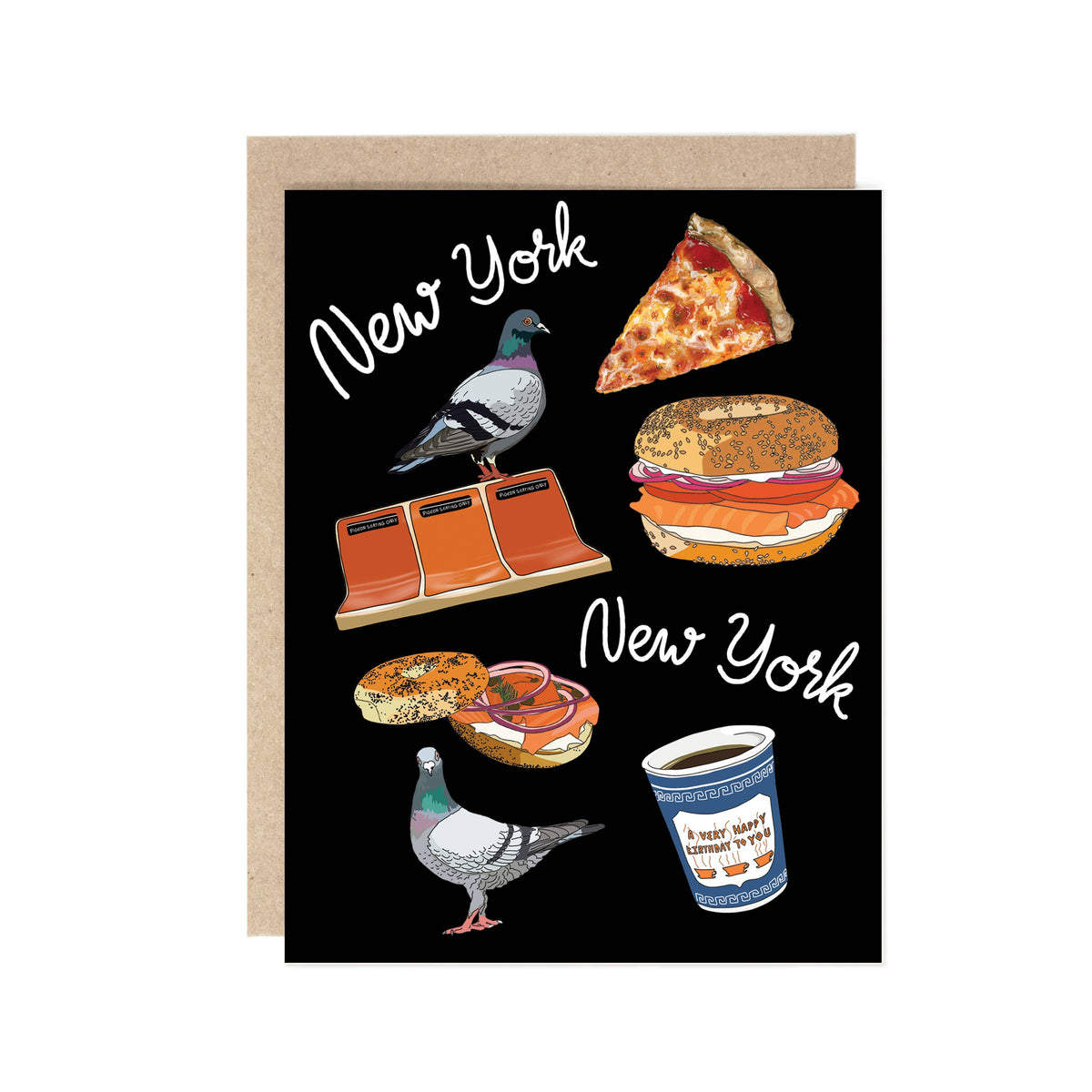 New York Favorites Greeting Card – Feste